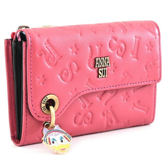 アナスイ Disney DISCO!  財布 小銭入れ カードケース マルチケース ピンク ANNASUI 316962-33 レディース 婦人 ギフト 定番 彼氏 彼女 プレゼント