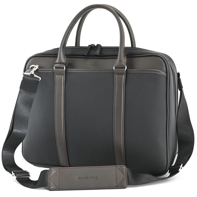 タケオキクチ バッグ ビジネスバッグ 2wayバッグ 黒(ブラック)×チョコ TAKEOK IKUCHI 715501 メンズ 紳士 ギフト 定番 彼氏 彼女 プレゼント