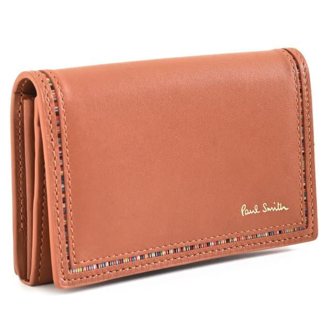 展示品箱なし ポールスミス 名刺入れ カードケース レンガ Paul Smith bps270-22 メンズ 紳士