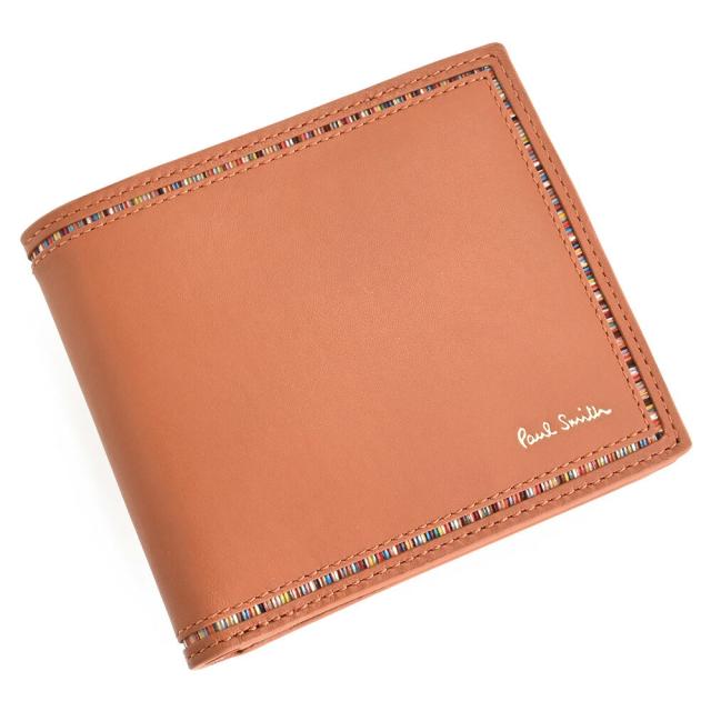 ポールスミス 財布 二つ折り財布 レンガ Paul Smith bps272-22 メンズ 紳士 ギフト 定番 彼氏 彼女 プレゼント