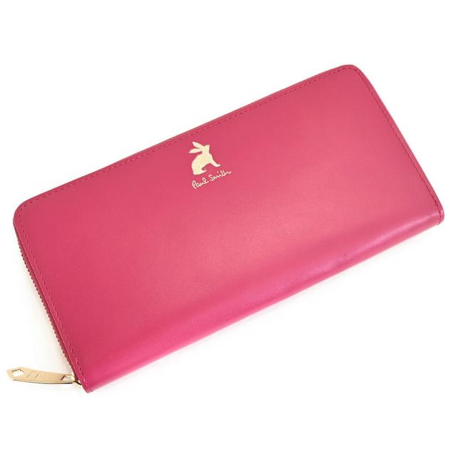 展示品箱なし ポールスミス 財布 長財布 ラウンドファスナー ピンク Paul Smith kpw043-24 レディース 婦人