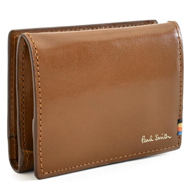 展示品箱なし ポールスミス 財布 小銭入れ ケース 二つ折り 茶(ブラウン) Paul Smith psc830-70 メンズ 紳士