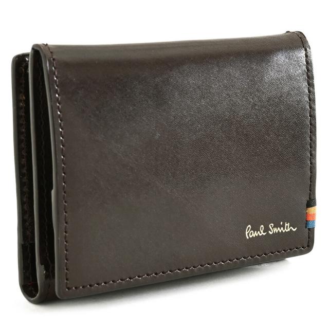 ポールスミス 財布 小銭入れ ケース 二つ折り チョコ Paul Smith psc830-71 メンズ 紳士 ギフト 定番 彼氏 彼女 プレゼント