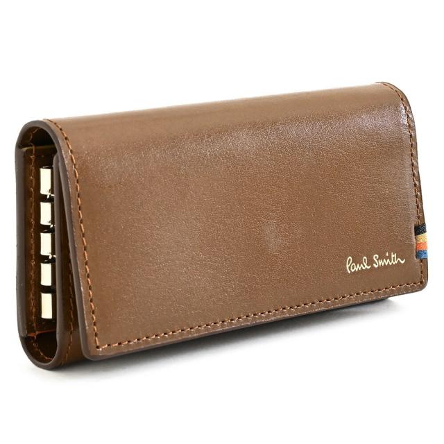 ポールスミス キーケース 茶(ブラウン) Paul Smith psc833-70 メンズ 紳士 ギフト 定番 彼氏 彼女 プレゼント