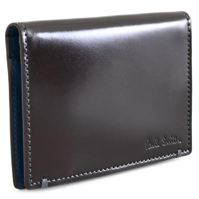 ポールスミス パスケース 定期入れ ワイン/青(ブルー) Paul Smith psu993-80 メンズ 紳士 ギフト 定番 彼氏 彼女 プレゼント