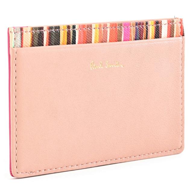 ポールスミス パスケース 定期入れ カードケース ピンク Paul Smith pwd540-24 レディース 婦人 ギフト 定番 彼氏 彼女 プレゼント