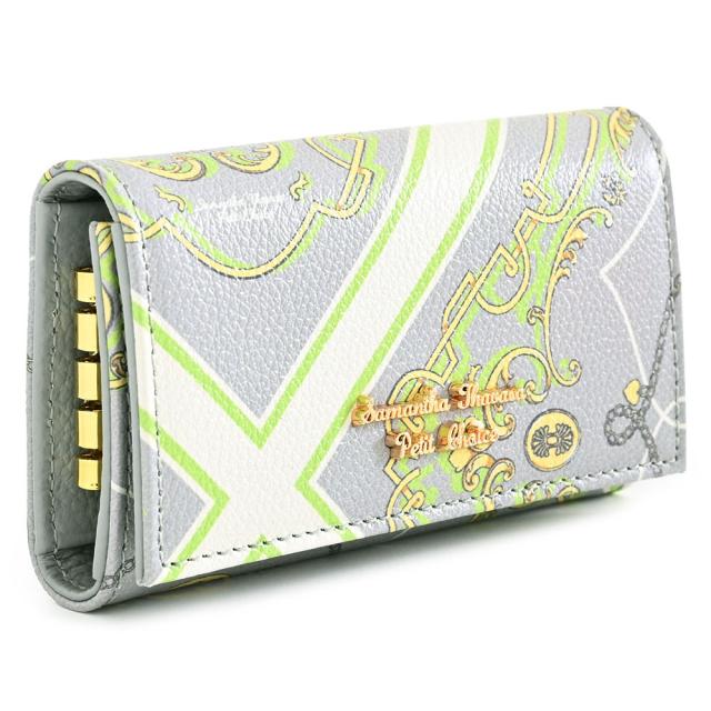 サマンサタバサ キーケース ライトグレー SamanthaThavasaPetitChoice 00721-04 レディース 婦人 ギフト 定番 彼氏 彼女 プレゼント