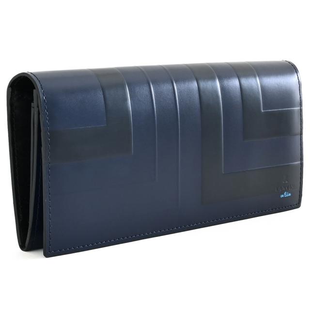ランバンオンブルー 財布 長財布 紺(ネイビー) LANVIN en Bleu 527624 メンズ 紳士 ギフト 定番 彼氏 彼女 プレゼント