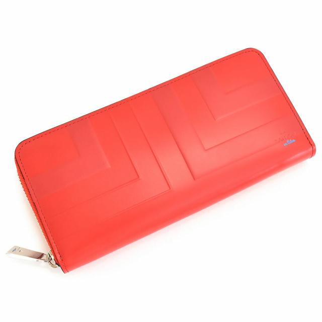 ランバンオンブルー 財布 長財布 ラウンドファスナー オレンジ LANVIN en Bleu 527625 メンズ 紳士 ギフト 定番 彼氏 彼女 プレゼント