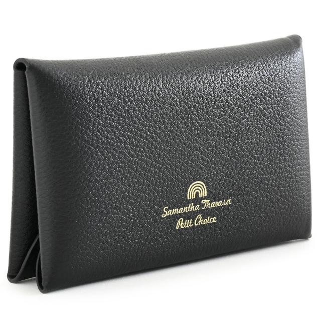 サマンサタバサ 名刺入れ カードケース 黒(ブラック) SamanthaThavasaPetitChoice 80352-00 レディース 婦人 ギフト 定番 彼氏 彼女 プレゼント