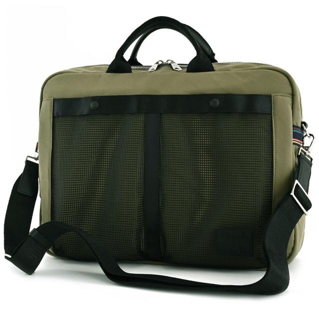 ポールスミス バッグ ビジネスバッグ 2wayバッグ カーキ Paul Smith aps473-54 メンズ 紳士 ギフト 定番 彼氏 彼女 プレゼント