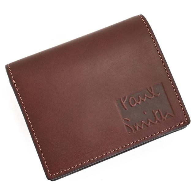 ポールスミス 財布 二つ折り財布 ボルドー Paul Smith bpu022-80 メンズ 紳士 ギフト 定番 彼氏 彼女 プレゼント