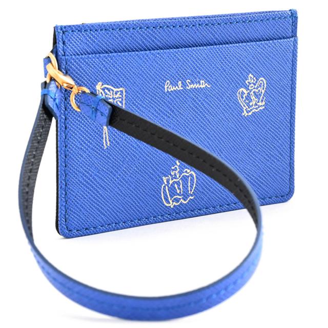 ポールスミス パスケース 定期入れ 青(ブルー) Paul Smith pwu940-30 レディース 婦人 ギフト 定番 彼氏 彼女 プレゼント