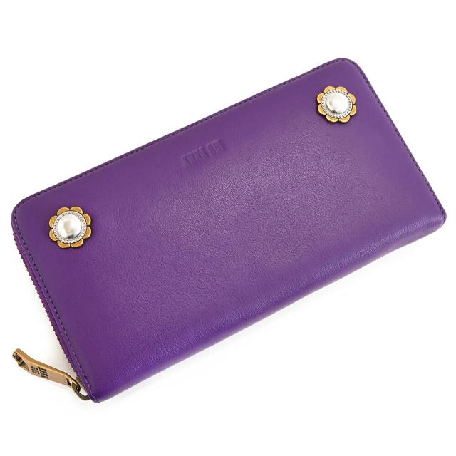 展示品箱なし アナスイ 財布 長財布 ラウンドファスナー 紫(パープル) ANNA SUI 317450-90 レディース 婦人
