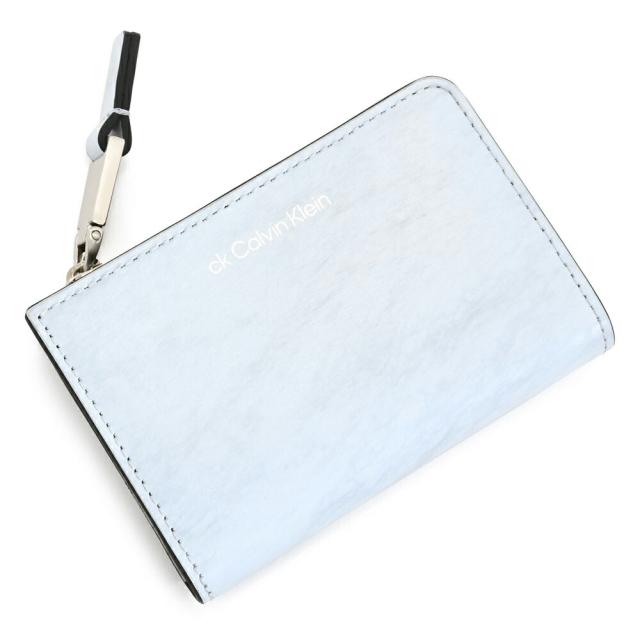 カルバンクライン キーケース ケース パスケース L字ファスナー 白(ホワイト) CK   832633 メンズ 紳士 ギフト 定番 彼氏 彼女 プレゼント