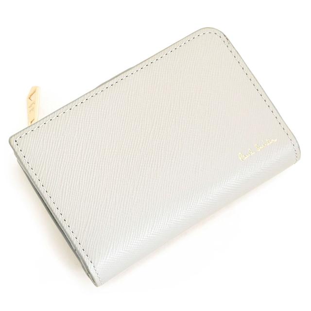 ポールスミス  キーケース ケース マルチケース L字ファスナー ライトグレー Paul Smith bps361-13 メンズ 紳士 ギフト 定番 彼氏 彼女 プレゼント