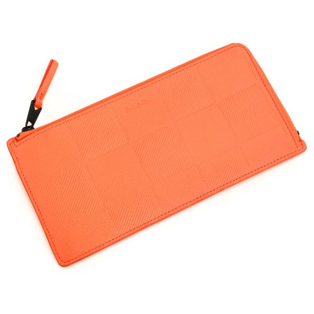 ポールスミス 財布 長財布 L字ファスナー オレンジ Paul Smith bps505-42 メンズ 紳士 ギフト 定番 彼氏 彼女 プレゼント