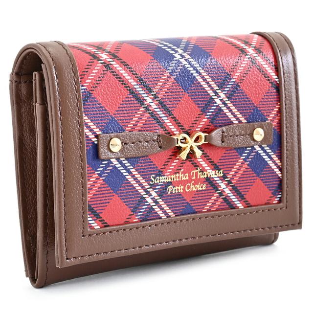 サマンサタバサ 名刺入れ カードケース パスケース マルチケース 赤(レッド) SamanthaThavasaPetitChoice 05921-30 レディース 婦人 ギフト 定番 彼氏 彼女 プレゼント