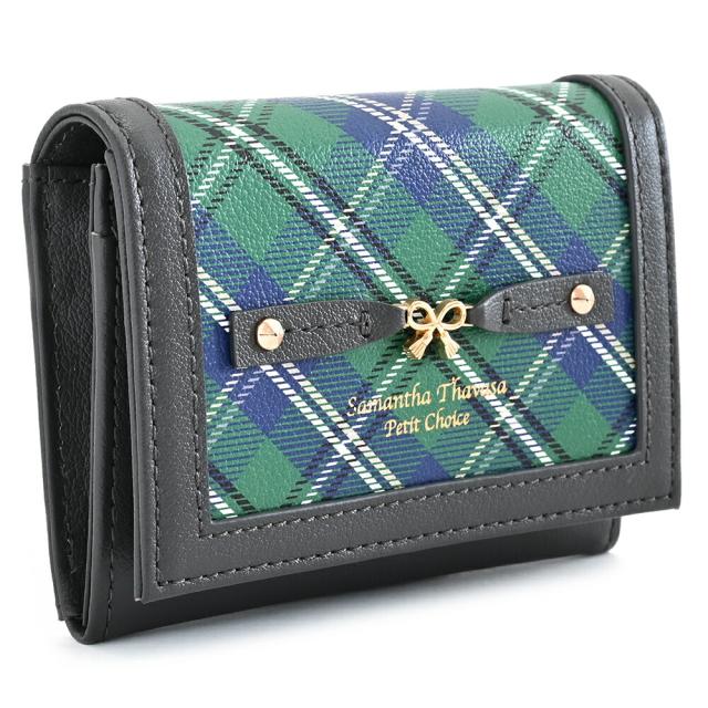 サマンサタバサ 名刺入れ カードケース パスケース マルチケース 緑(グリーン) SamanthaThavasaPetitChoice 05921-70 レディース 婦人 ギフト 定番 彼氏 彼女 プレゼント