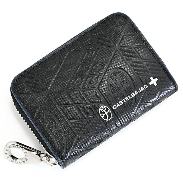 カステルバジャック 財布 小銭入れ ケース ラウンドファスナー 黒(ブラック) CASTELBAJAC 067611 メンズ 紳士 ギフト 定番 彼氏 彼女 プレゼント