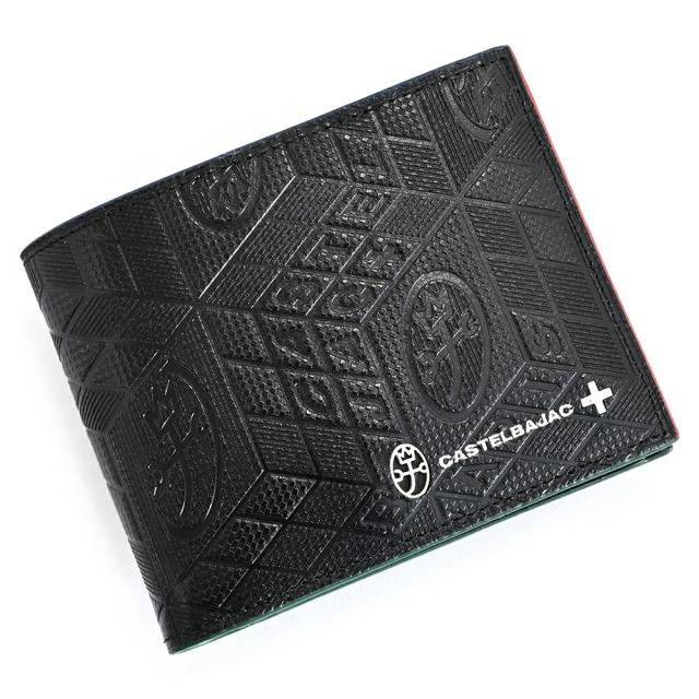 カステルバジャック 財布 二つ折り財布 黒(ブラック) CASTELBAJAC 067614 メンズ 紳士 ギフト 定番 彼氏 彼女 プレゼント