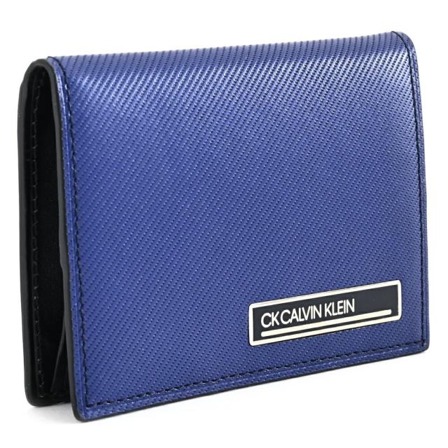 カルバンクライン 財布 小銭入れ ケース パスケース BOX型 紺(ネイビー) CK   817633 メンズ 紳士 ギフト 定番 彼氏 彼女 プレゼント