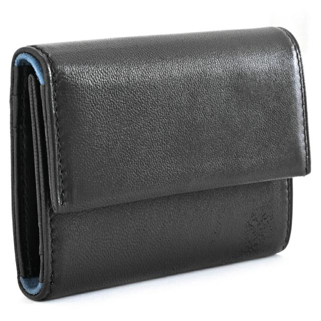 イズイット 財布 三つ折り財布 黒(ブラック) IS/IT 934603 メンズ 紳士 ギフト 定番 彼氏 彼女 プレゼント