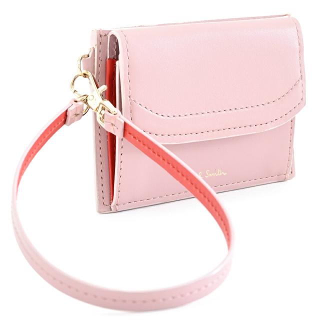 ポールスミス 財布 小銭入れ ケース カードケース ピンク Paul Smith bpw600-24 レディース 婦人 ギフト 定番 彼氏 彼女 プレゼント