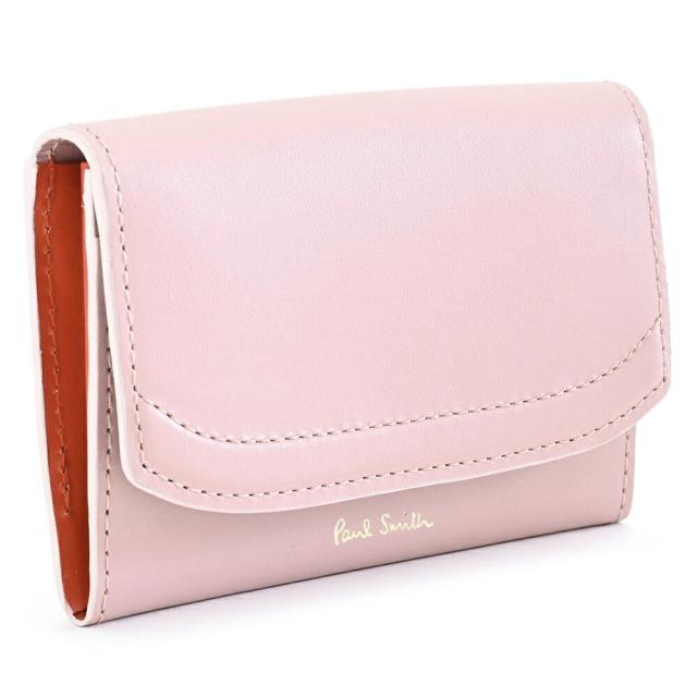 ポールスミス 名刺入れ カードケース ピンク Paul Smith bpw601-24 レディース 婦人 ギフト 定番 彼氏 彼女 プレゼント