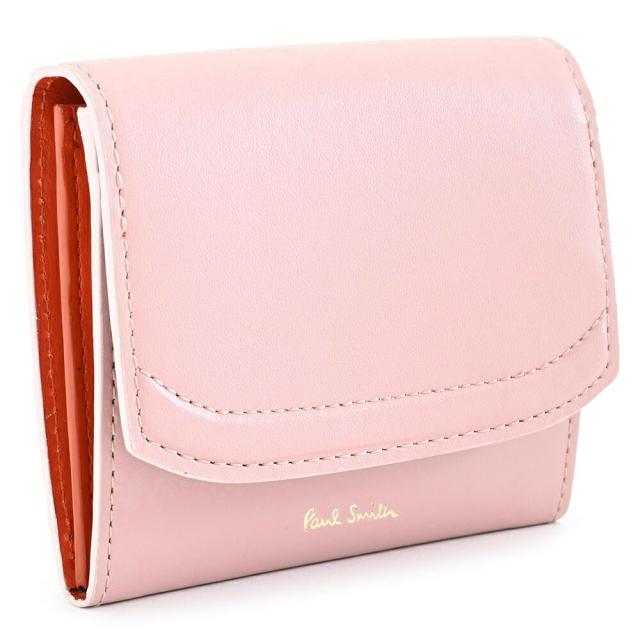 ポールスミス 財布 二つ折り財布 BOX型 ピンク Paul Smith bpw602-24 レディース 婦人 ギフト 定番 彼氏 彼女 プレゼント