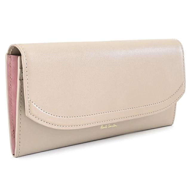 ポールスミス 財布 長財布 ベージュ Paul Smith bpw604-90 レディース 婦人 ギフト 定番 彼氏 彼女 プレゼント