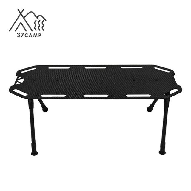 37CAMP サンナナキャンプ カーボンローテーブル 無地