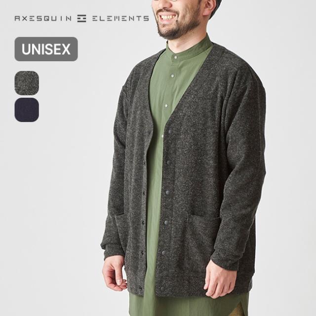 AXESQUIN ELEMENTS アクシーズクインエレメンツ アクリルウールのカーディガン