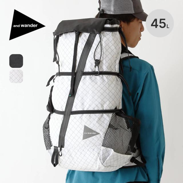 and wander アンドワンダー エコパック45Lバックパック