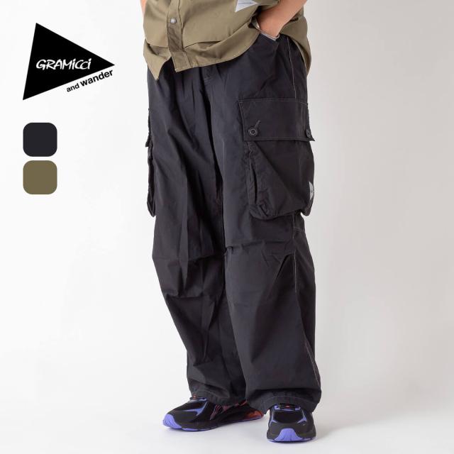 GRAMICCI×and wander グラミチ×アンドワンダー ミリタリーワイドパンツ