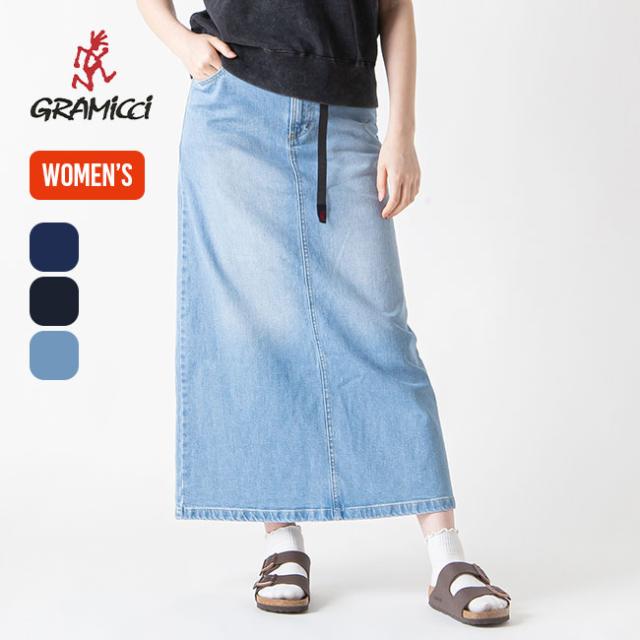 GRAMICCI グラミチ ストレッチデニムAラインスカート【ウィメンズ】