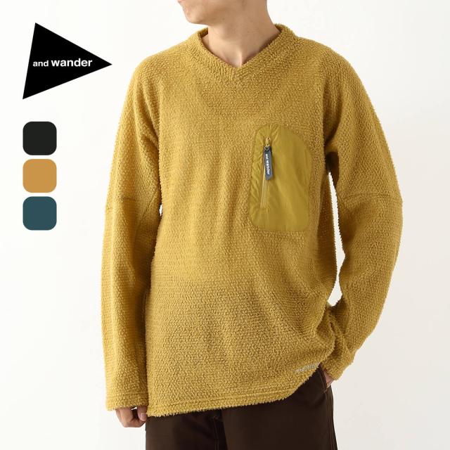 and wander アンドワンダー アルファダイレクトプルオーバー 5745244022