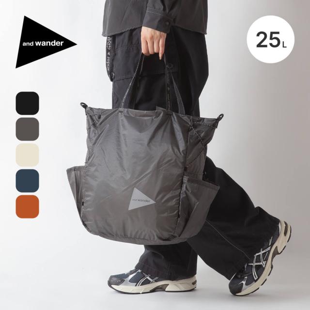 and wander アンドワンダー シルトートバッグ 5745975212