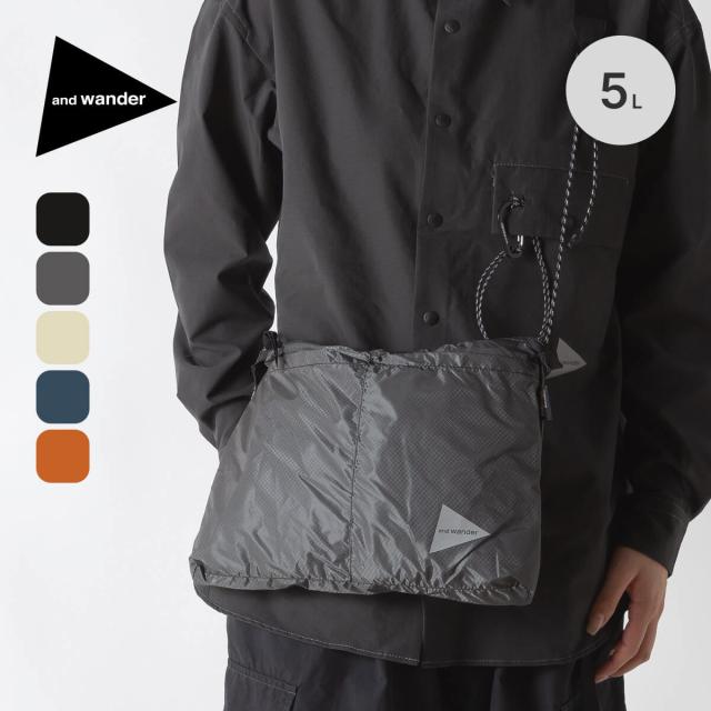 and wander アンドワンダー シルサコッシュ 5745975213