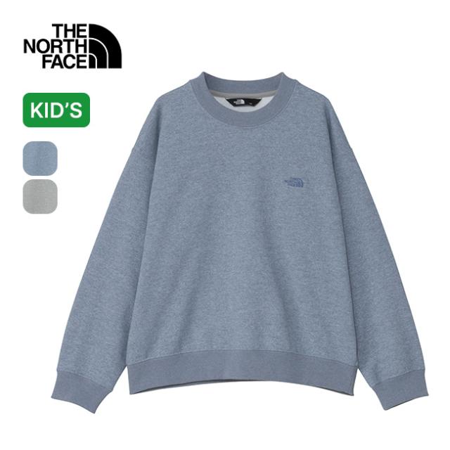 THE NORTH FACE ノースフェイス グリズスウェットロゴクルー【キッズ】 NTJ62543