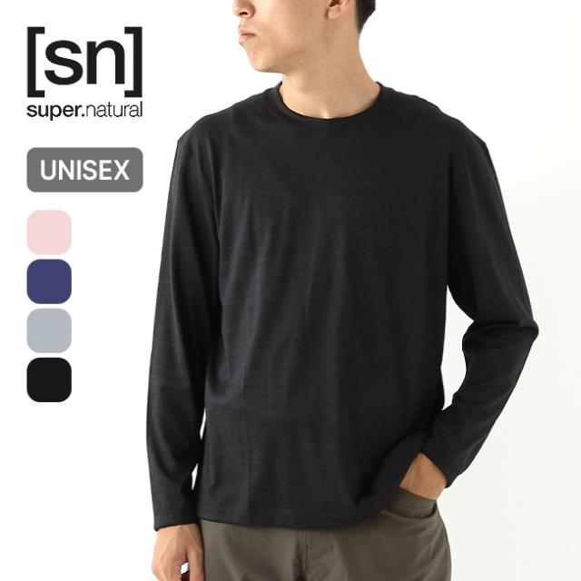 super.natural スーパーナチュラル JP140エブリデイ ロングスリーブTシャツ ユニセックス SNUJ10126