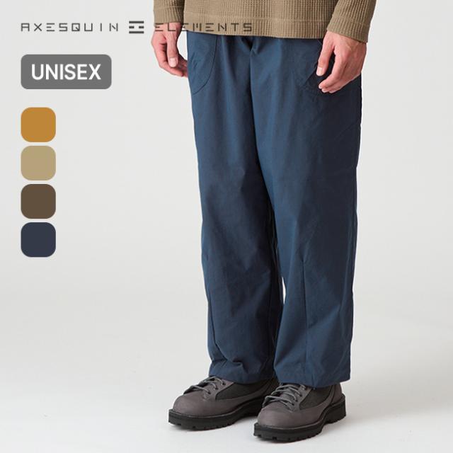 AXESQUIN ELEMENTS アクシーズクインエレメンツ ヴィンテージナイロンのカーブパンツ 22040