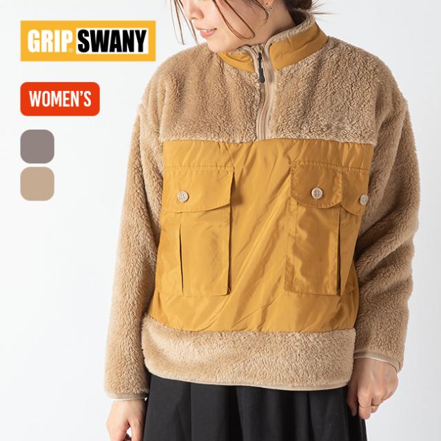 GRIP SWANY グリップスワニー ハイネックコーラルフリースプルオーバー【ウィメンズ】 GSWCT-080