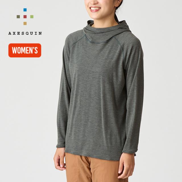 AXESQUIN アクシーズクイン クレアーレメリノ120フーディー【ウィメンズ】 11157