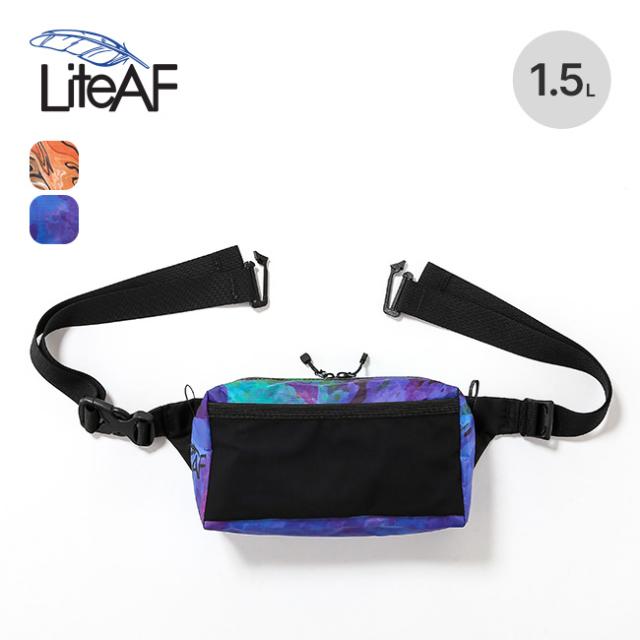 LiteAF ライトエーエフ プリンテッドダイニーマフェザーウェイトファニーパック LAF-FWFP-D