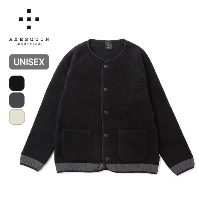 AXESQUIN modified アクシーズクインモディファイド ウールボアカーディガン 321124