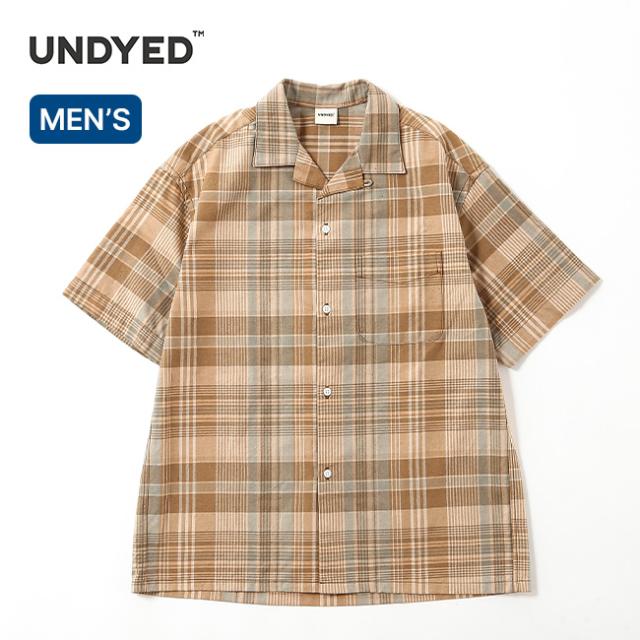 UNDYED アンダイド マドラスチェックS/Sシャツ UNS25SSH015