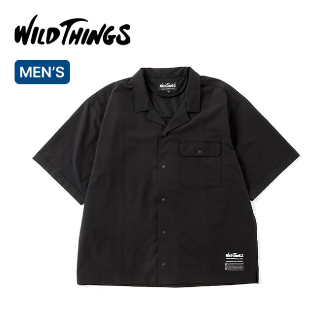 WILD THINGS ワイルドシングス オープンカラーポケットシャツ WT25041AD