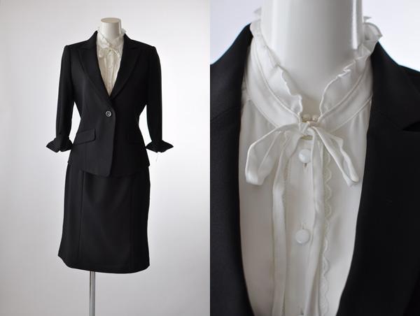 【お買い得5点スーツ】小さいサイズ 7号/9号/11号/13号/15号 大きいサイズ 美ライン2ボトムとブラウス　175