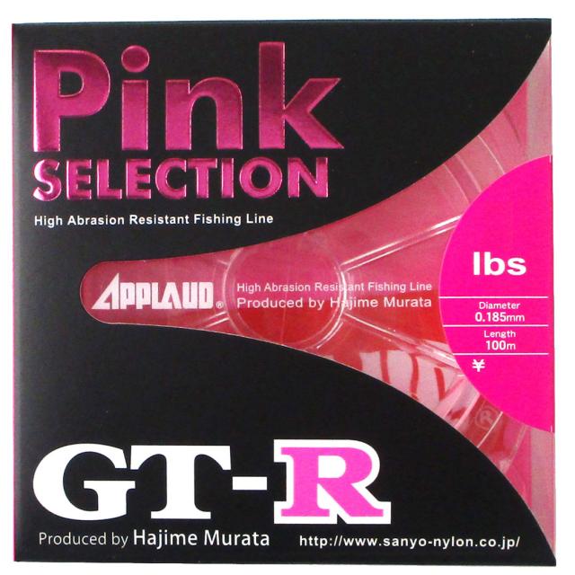 ナイロン 釣り糸 ライン SANYO NYLON サンヨーナイロン APPLAUD GT-R PINK-SELECTION(1.5LB〜10LB) 100m 2点までメール便配送可能 【 の ...
